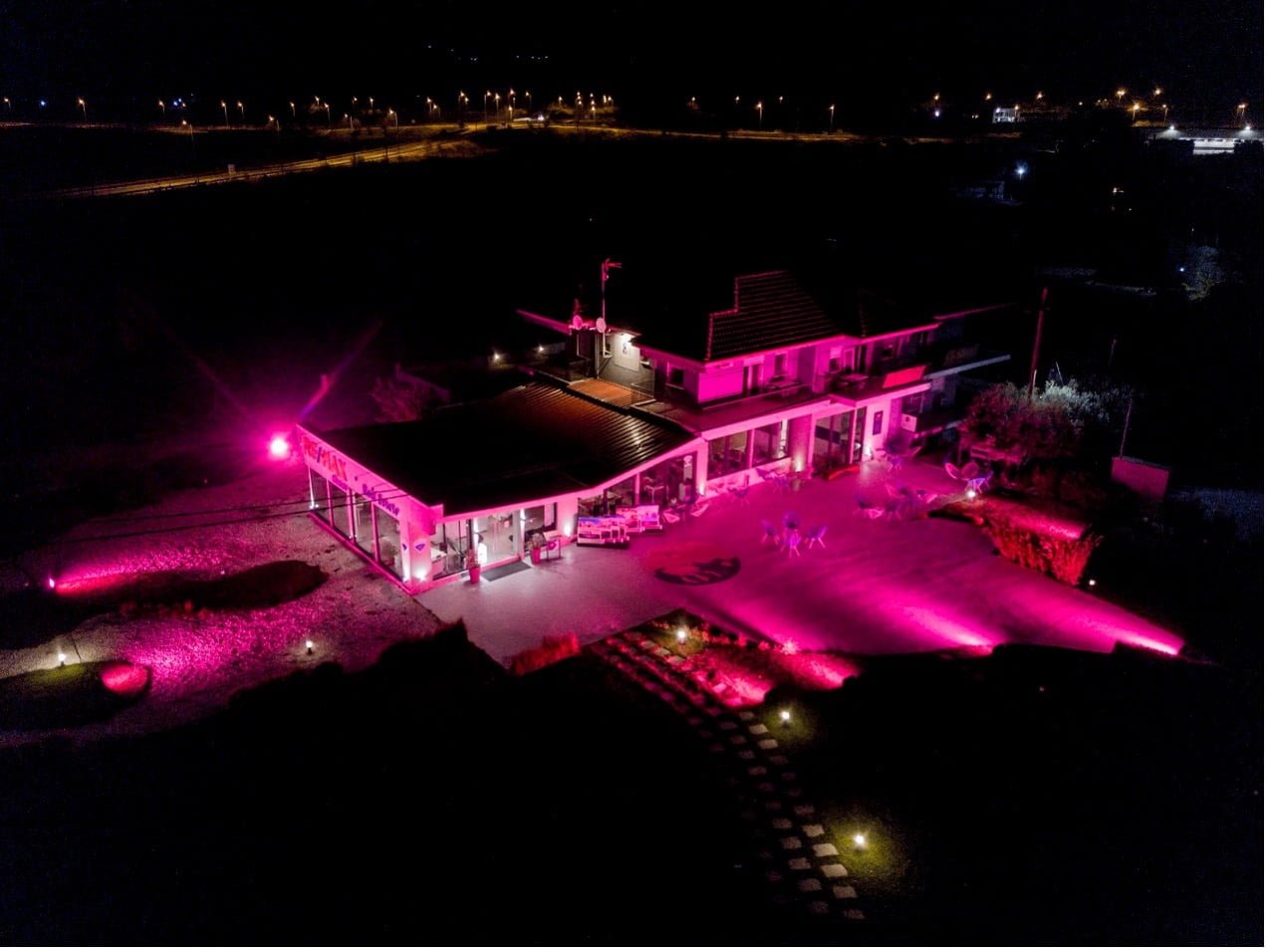 Our headquarters were “dressed” in pink for the World Breast Cancer Day ...